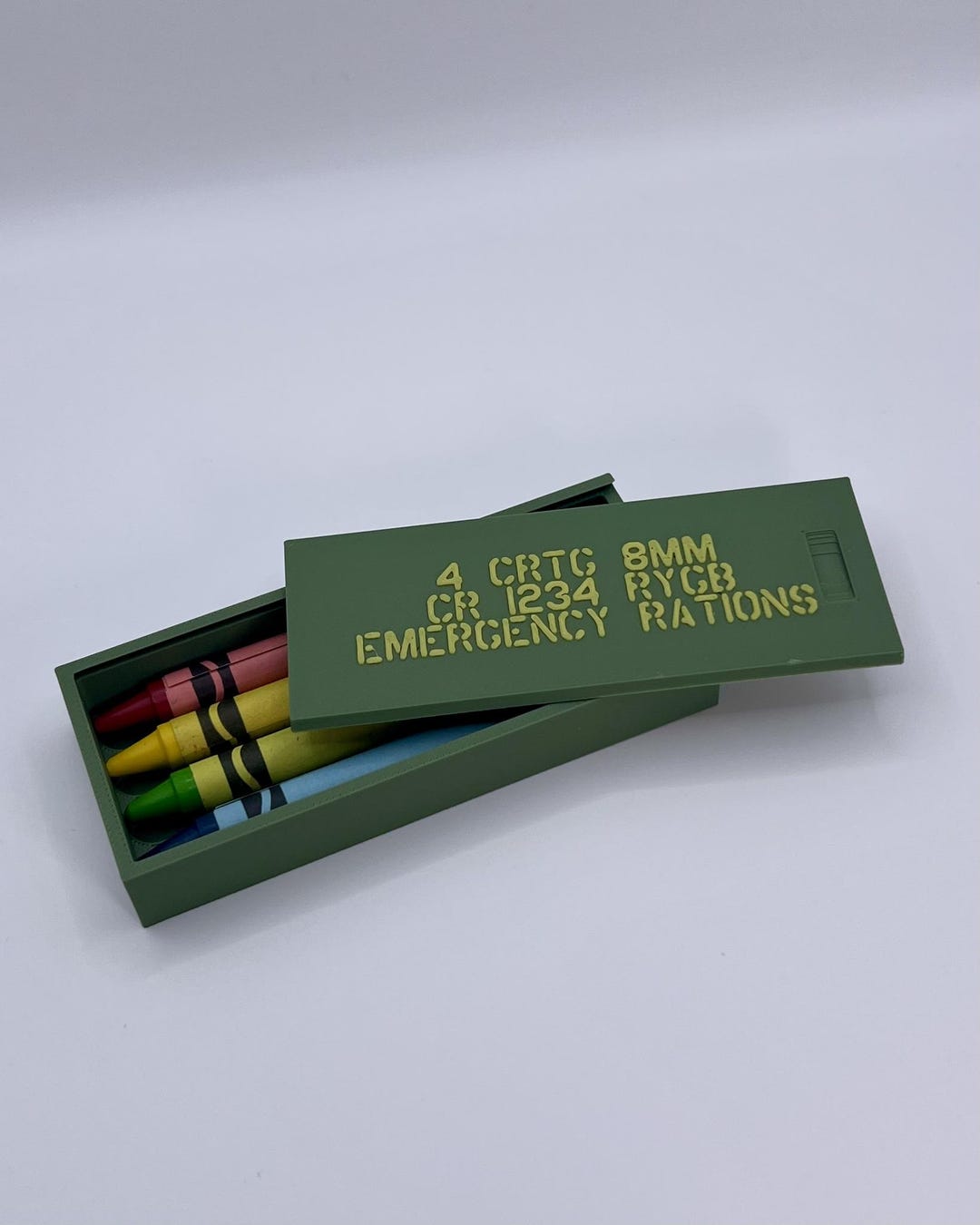 3D Printed Crayon Ammo Can – Funny Marine Corps Gag Gift, Tactical ...