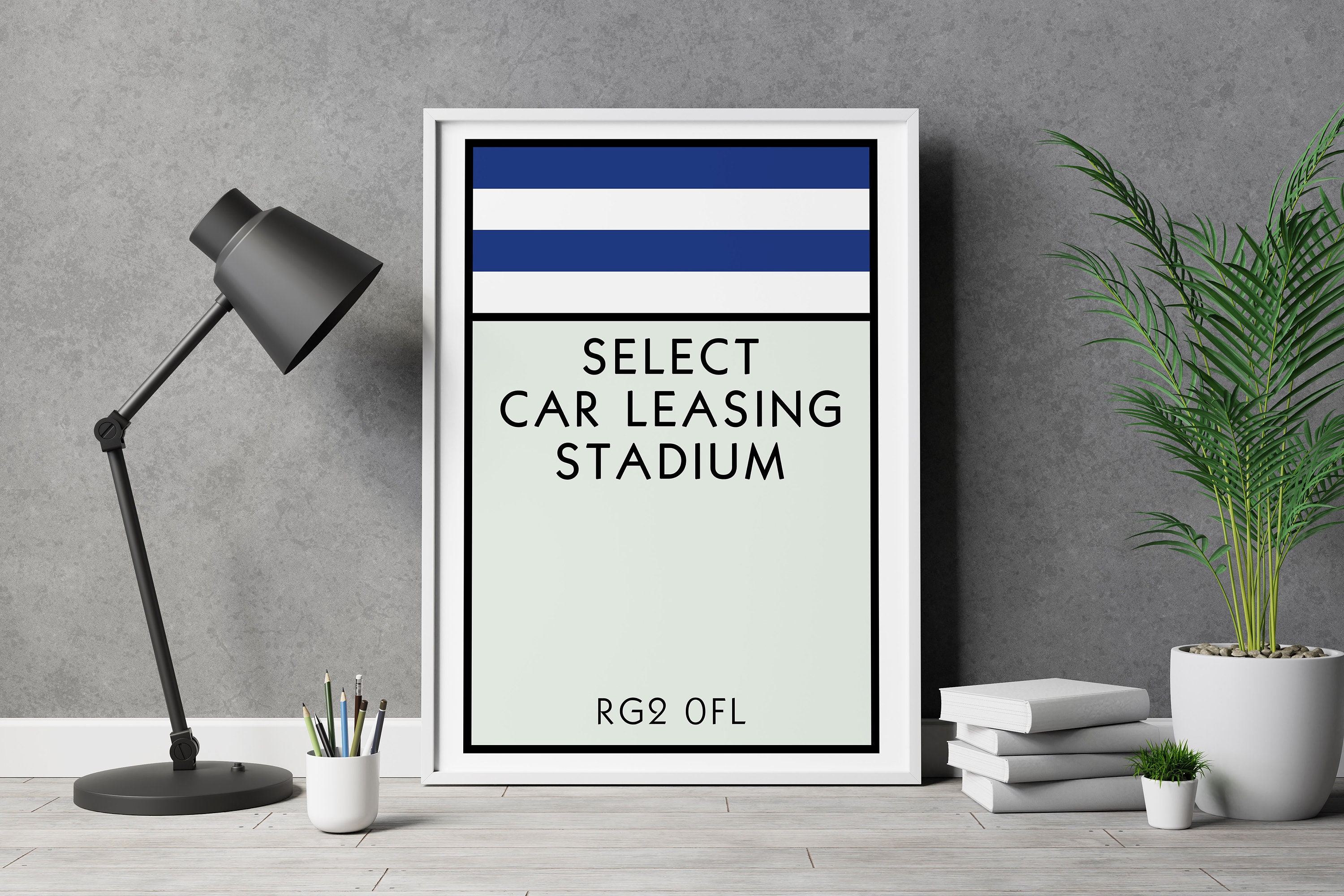 Reading Monopoly Wall Art / Stadium Art Print / Reading Poster - Etsy