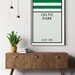 Celtic Monopoly Wall Art / Celtic Park Art Print / Celtic FC Poster ...