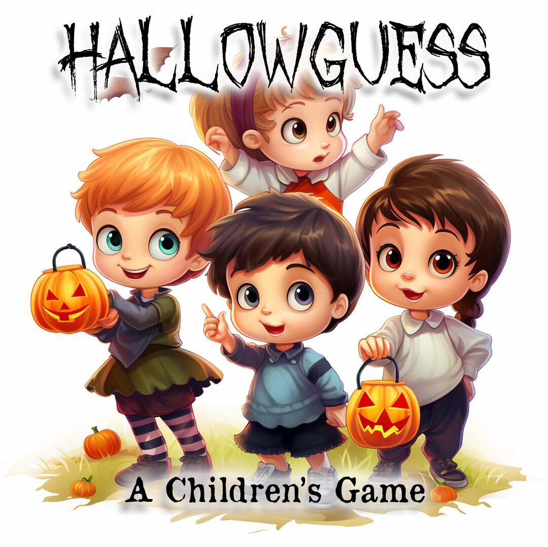 Halloween Guessing Game for Kids: Spooky Party Fun (digital Download ...