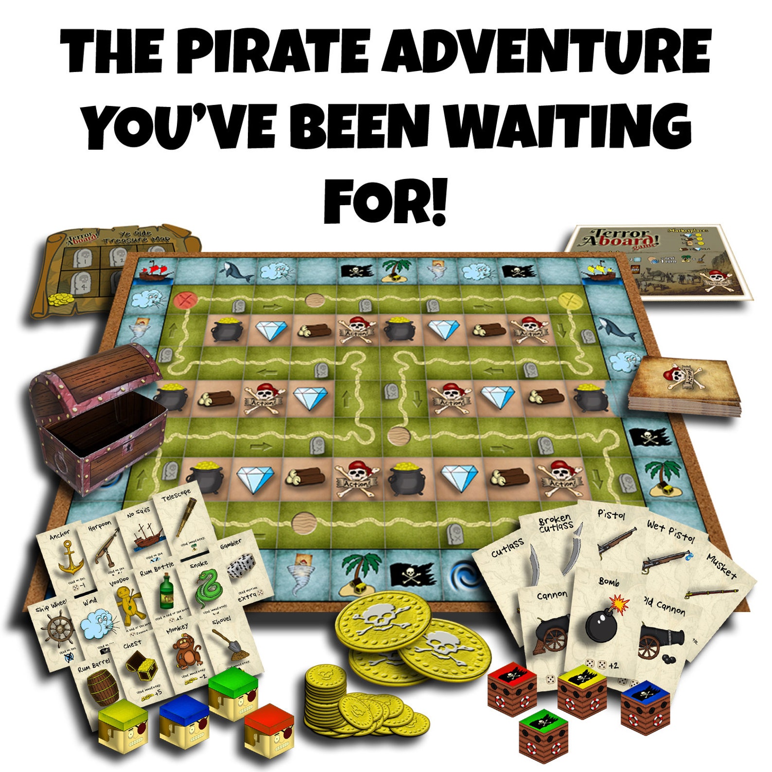 Terror Aboard!game - Printable Game Kit - DIY Board Game | DIY ...