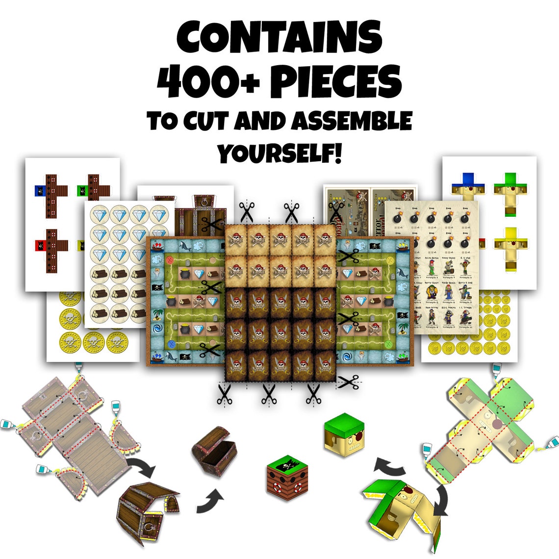 Terror Aboard!game - Printable Game Kit - DIY Board Game | DIY ...