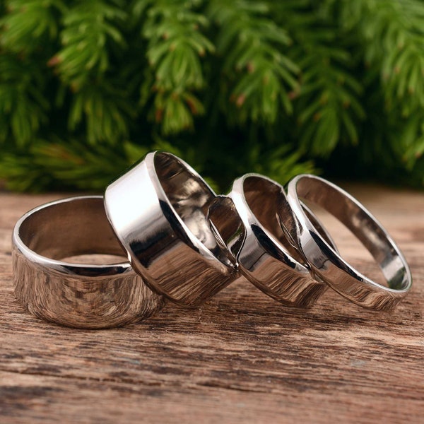 Silver Band - Etsy