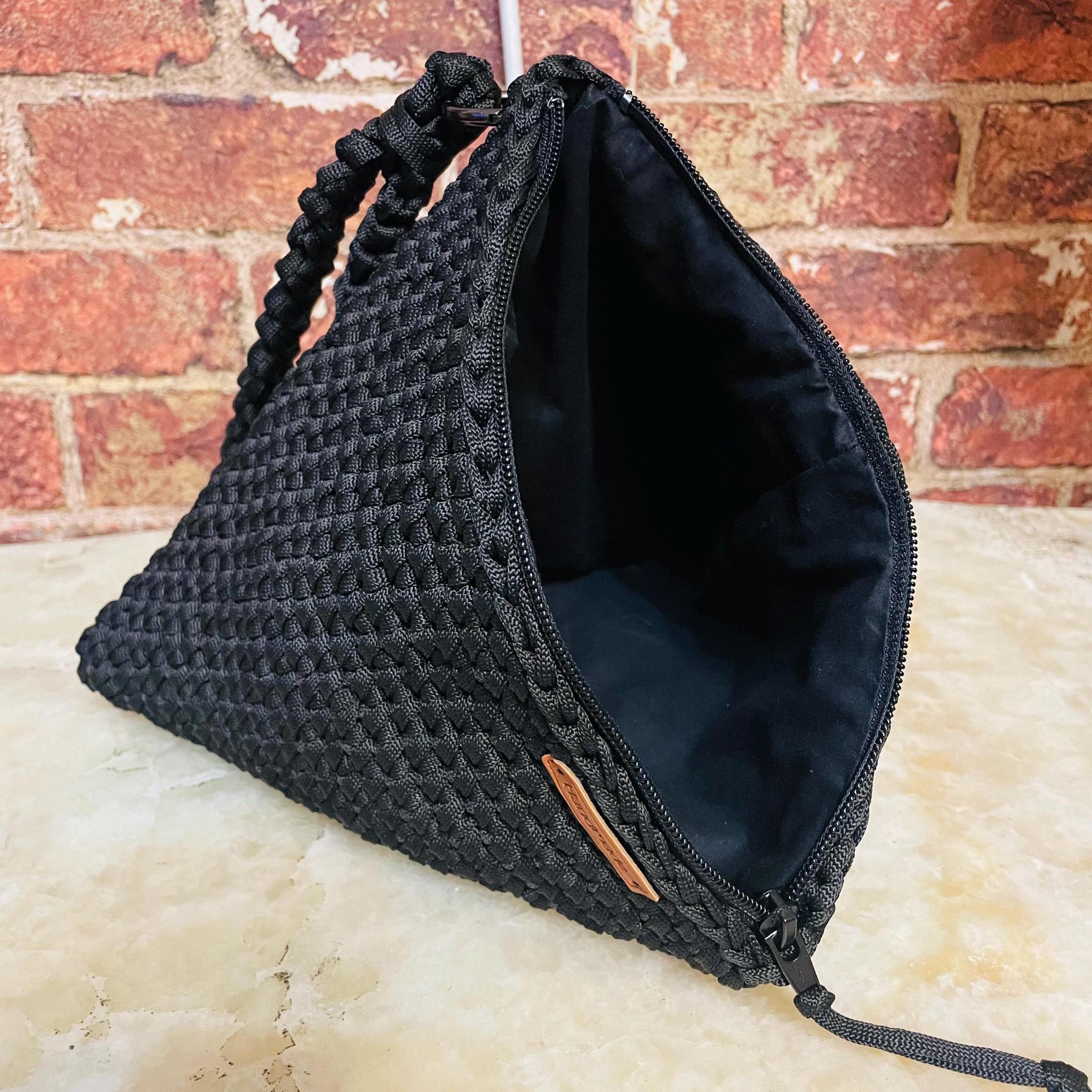 Crochet Bag, Triangle Crochet Purse, Ladies Crochet Triangle Pouch ...