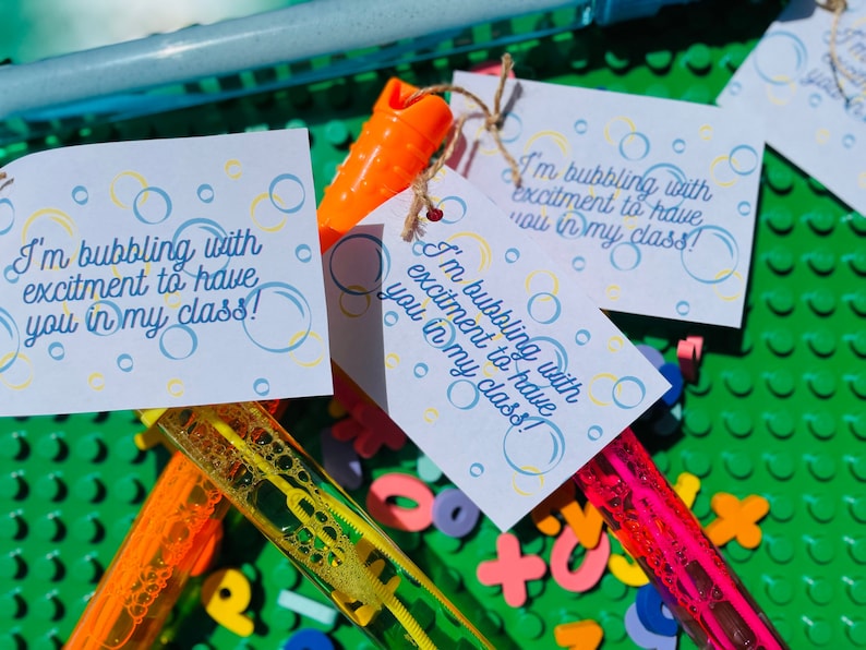 Back to School - Bubbles - Instant Download - Student Gift - Etsy
