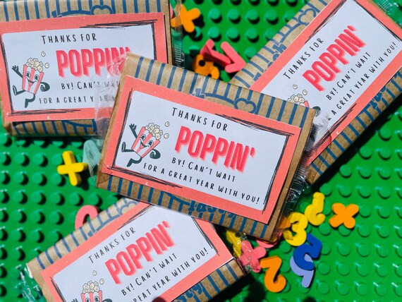 Back to School Popcorn Instant Download Student Gift - Etsy