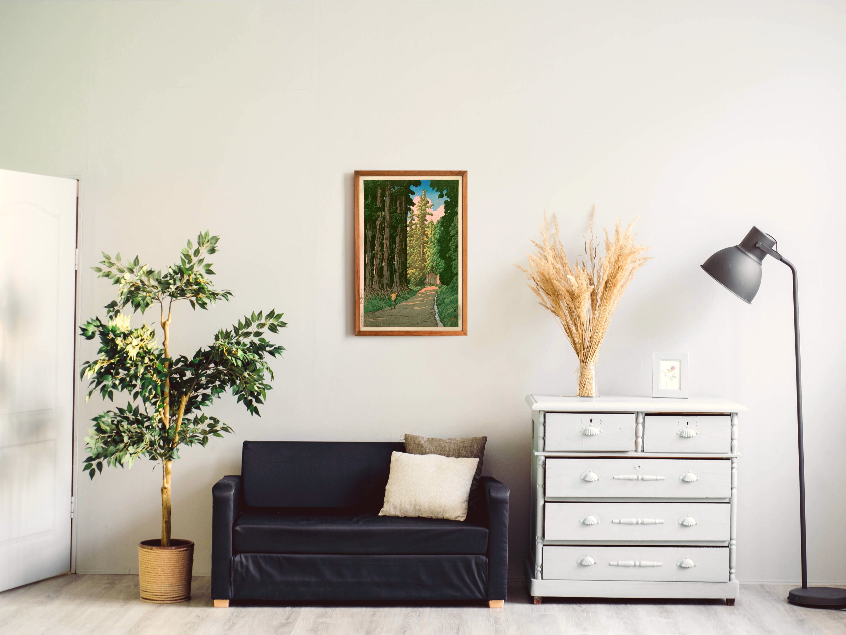 Shin Hanga Road to Nikko (nikko Kaido) | Japanese Woodblock Print by ...