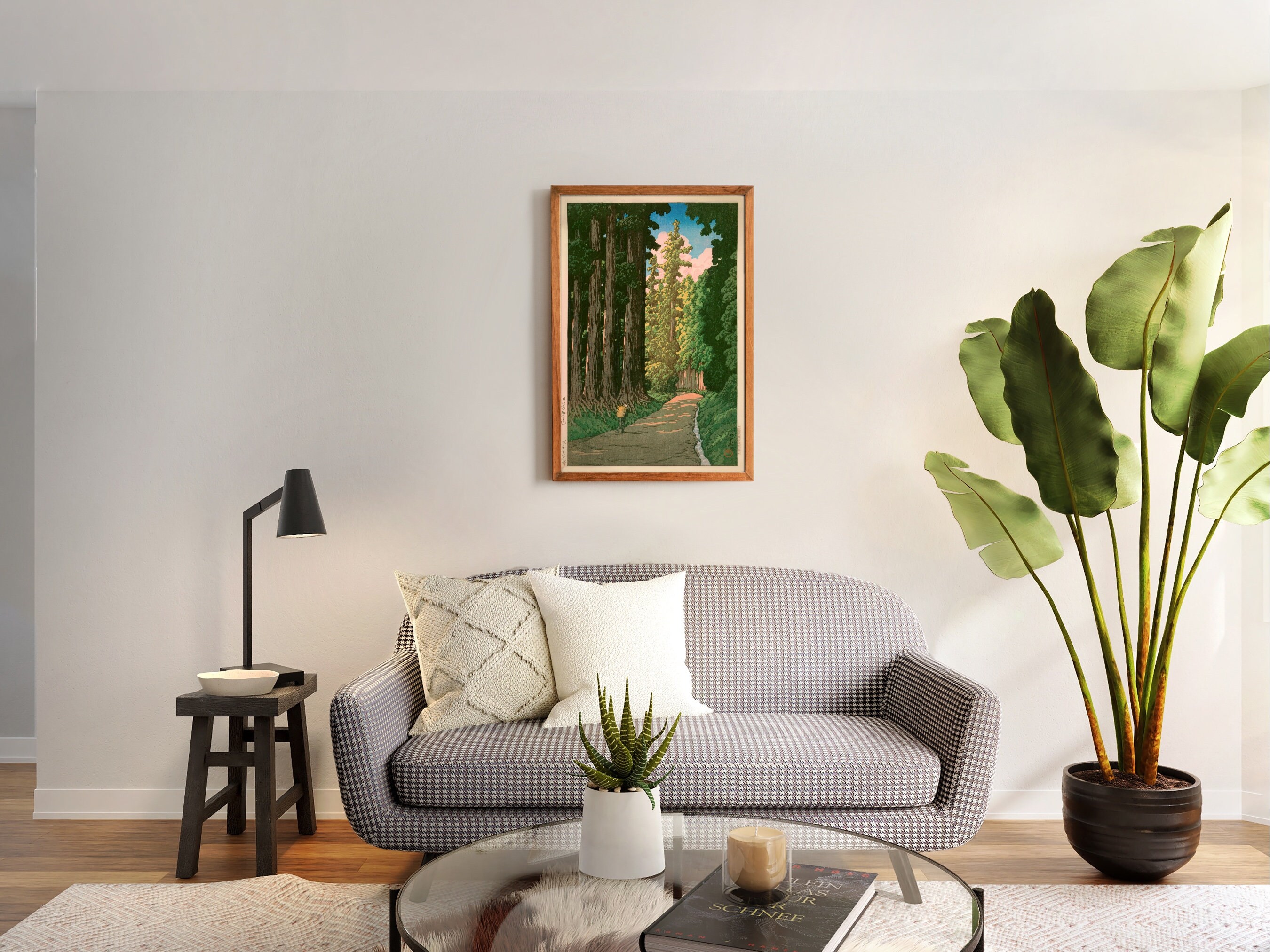 Shin Hanga Road to Nikko nikko Kaido Japanese Woodblock Print by Kawase ...