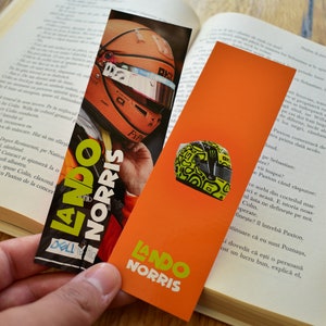 Formula 1 Bookmarks, Lando Norris Bookmarks, F1 Driver Bookmark - Etsy