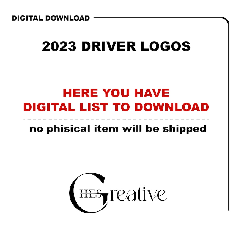 Formul 1 2023 Driver Logos 2023 F1 Driver Logos 2023 - Etsy Finland