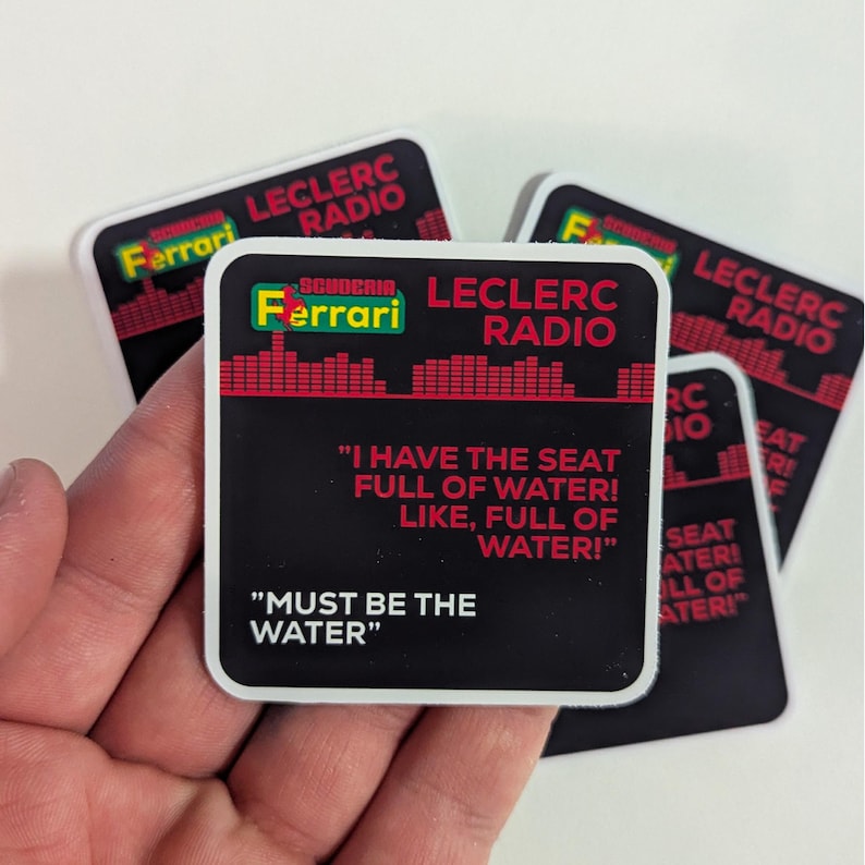 Formula 1 - Must Be the Water - Meme Sticker Formula 1 2025 - Etsy