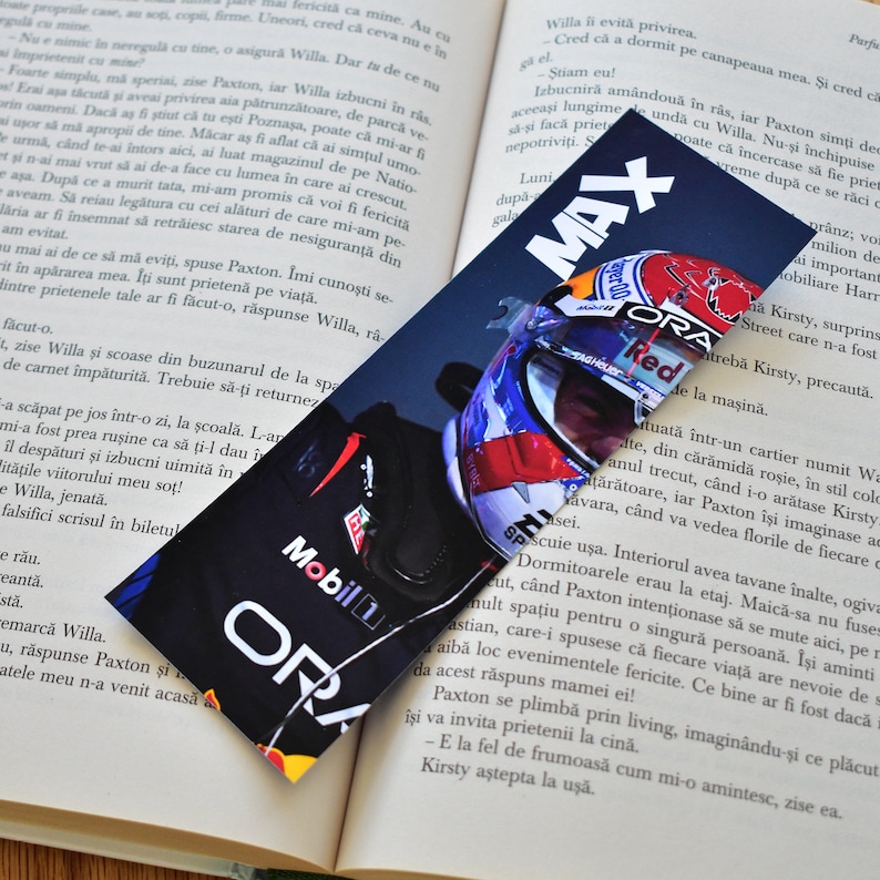 Formula 1 Bookmarks, Max Verstappen Bookmarks, F1 Driver Bookmark - Etsy