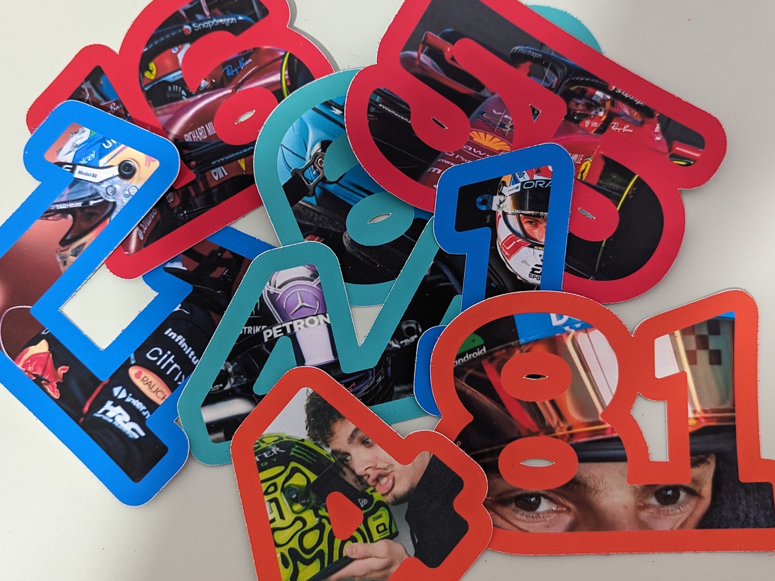 Driver Numbers Bundle Formula 1 Stickers - Etsy