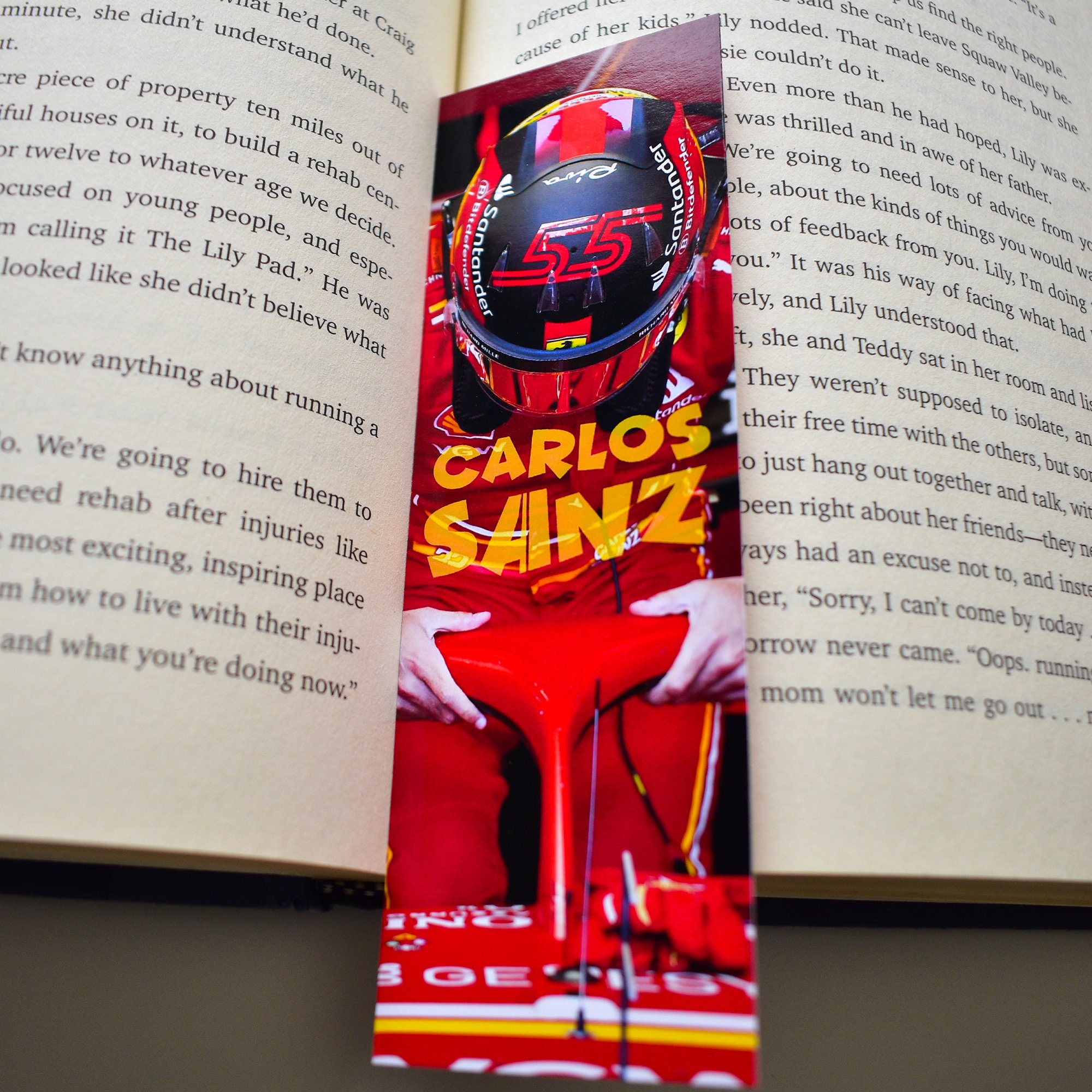 Formula 1 Bookmarks, Carlos Sainz Bookmarks, F1 Driver Bookmark - Etsy