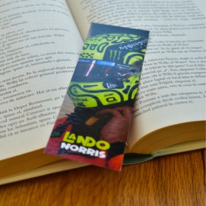 Formula 1 Bookmarks, Lando Norris Bookmarks, F1 Driver Bookmark - Etsy
