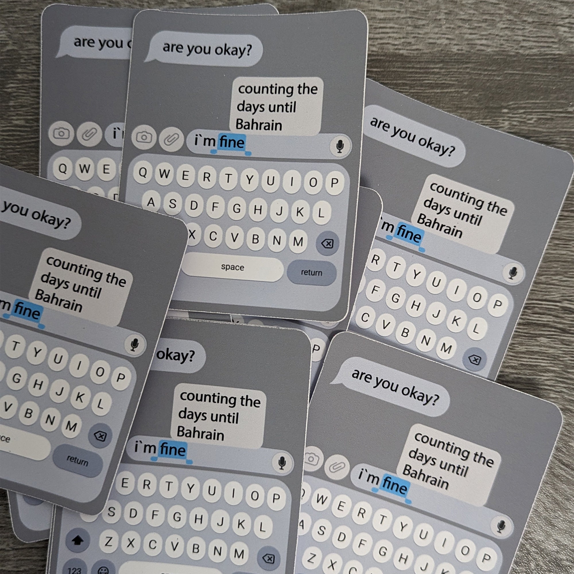 Formula 1 Bahrain, Formula 1 Meme, Formula 1 I Am Fine, F1 Stickers - Etsy