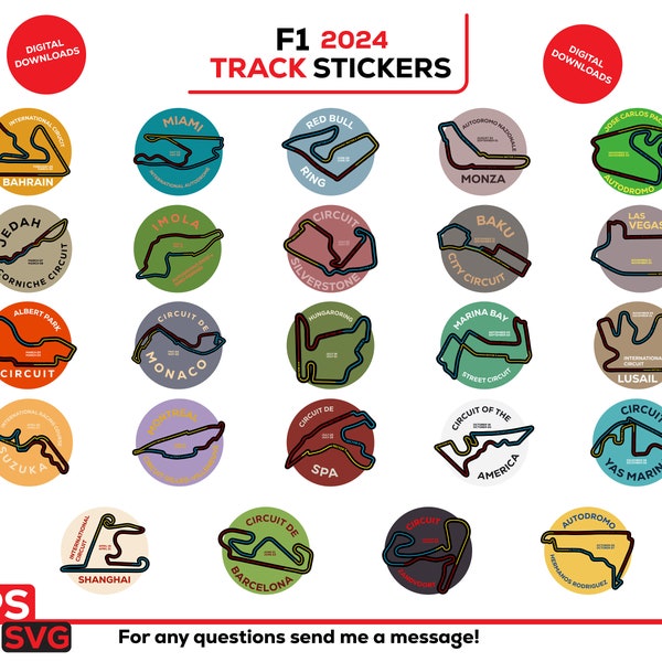 F1 Track Svg - Etsy