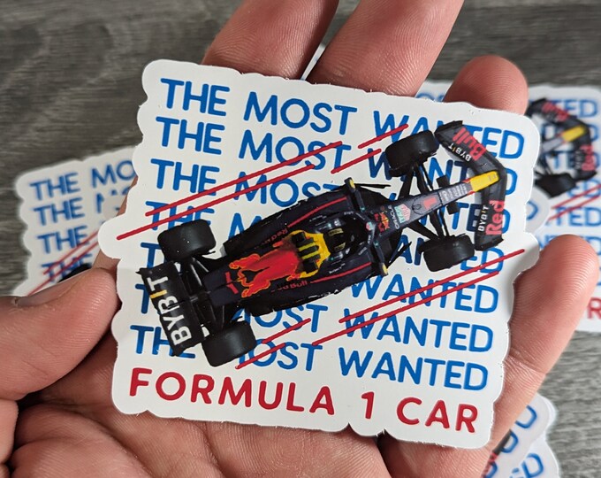 Large Red Bull Formula One (F1) Racing Blue Background - Car, Van ...