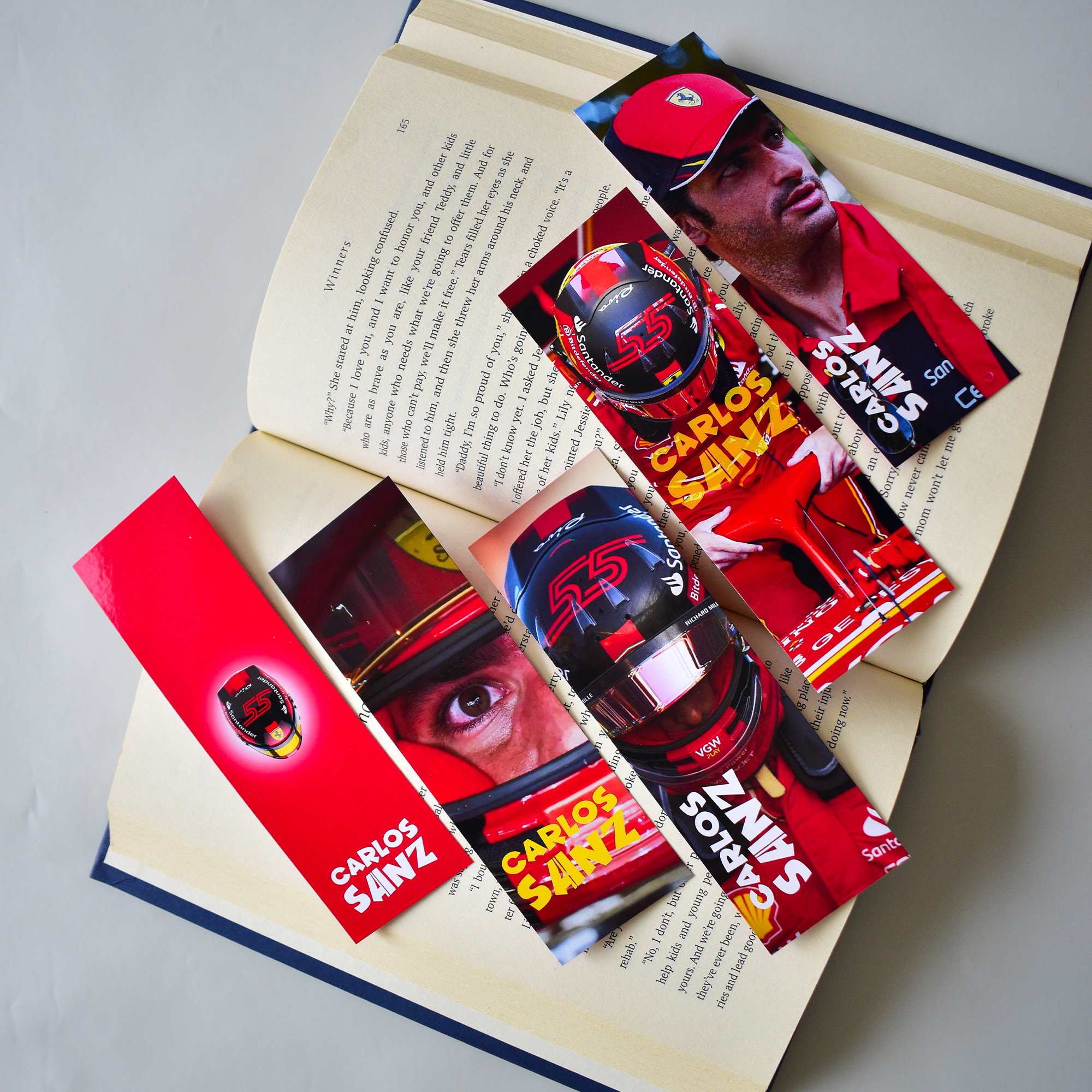 Formula 1 Bookmarks, Carlos Sainz Bookmarks, F1 Driver Bookmark - Etsy