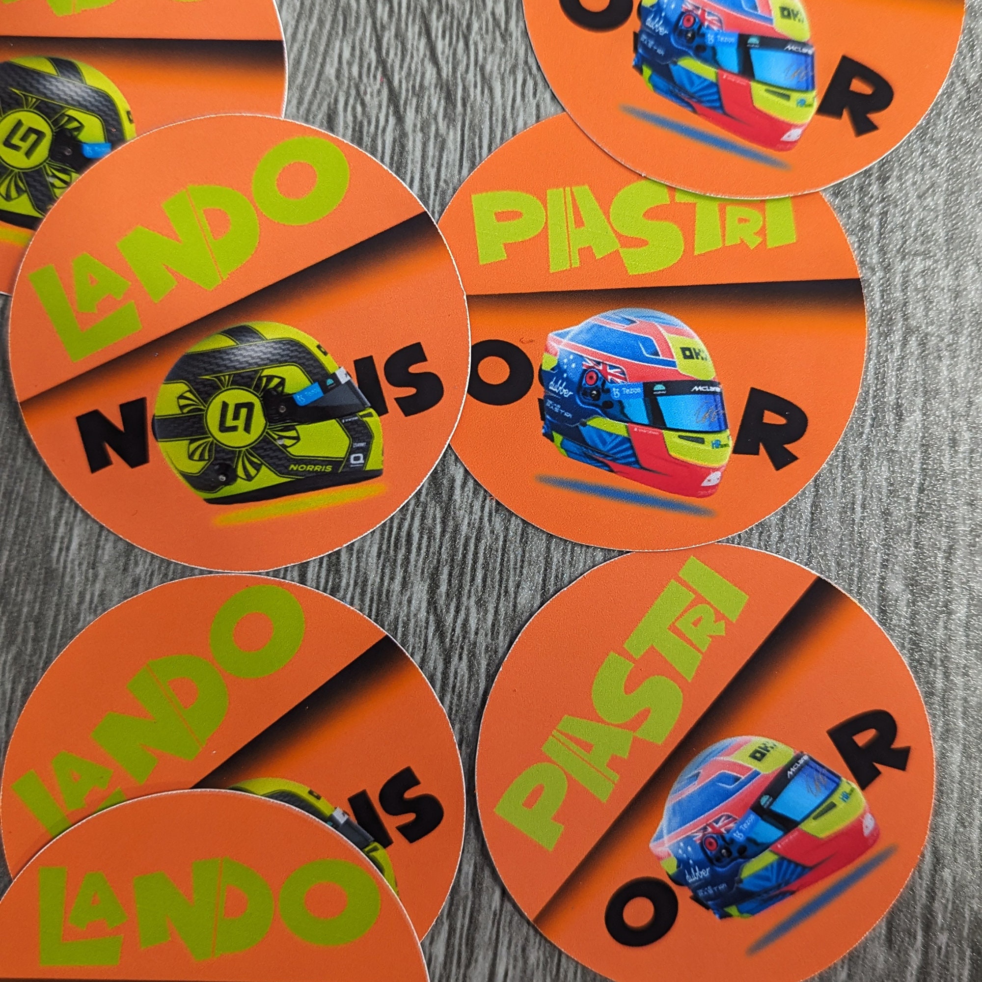 Mclaren Formula 1 Drivers, Lando Norris Formula 1 Sticker, Oscar ...