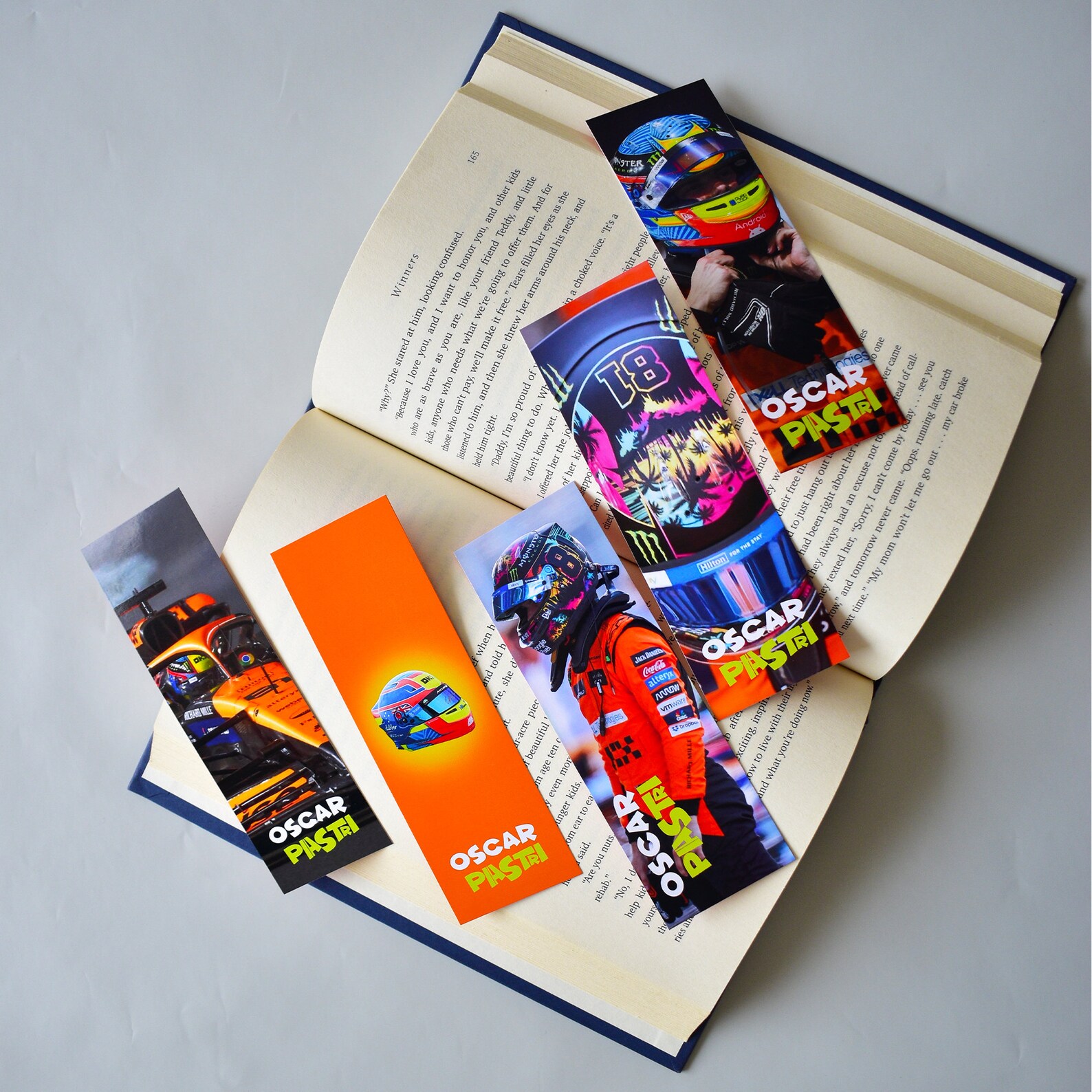 Formula 1 Bookmarks, Oscar Piastri Bookmarks, F1 Driver Bookmark - Etsy