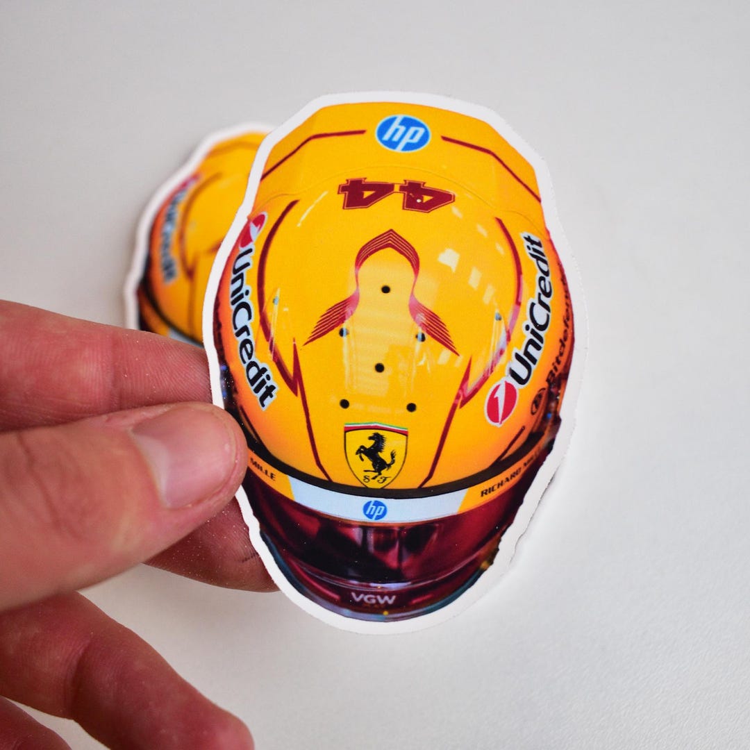 2025 Lewis Hamilton Helmet - Formula One 2025 Stickers - Etsy