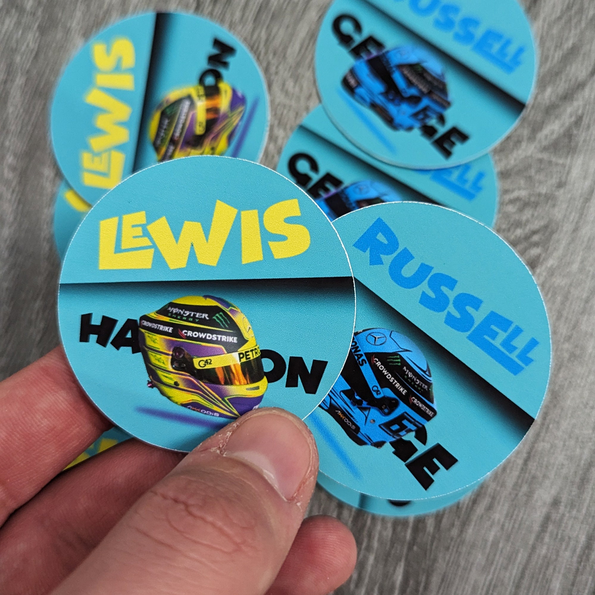 Formula 1 Stickers With All 20 Drivers 2024, F1 Stickers Pack, Lando ...