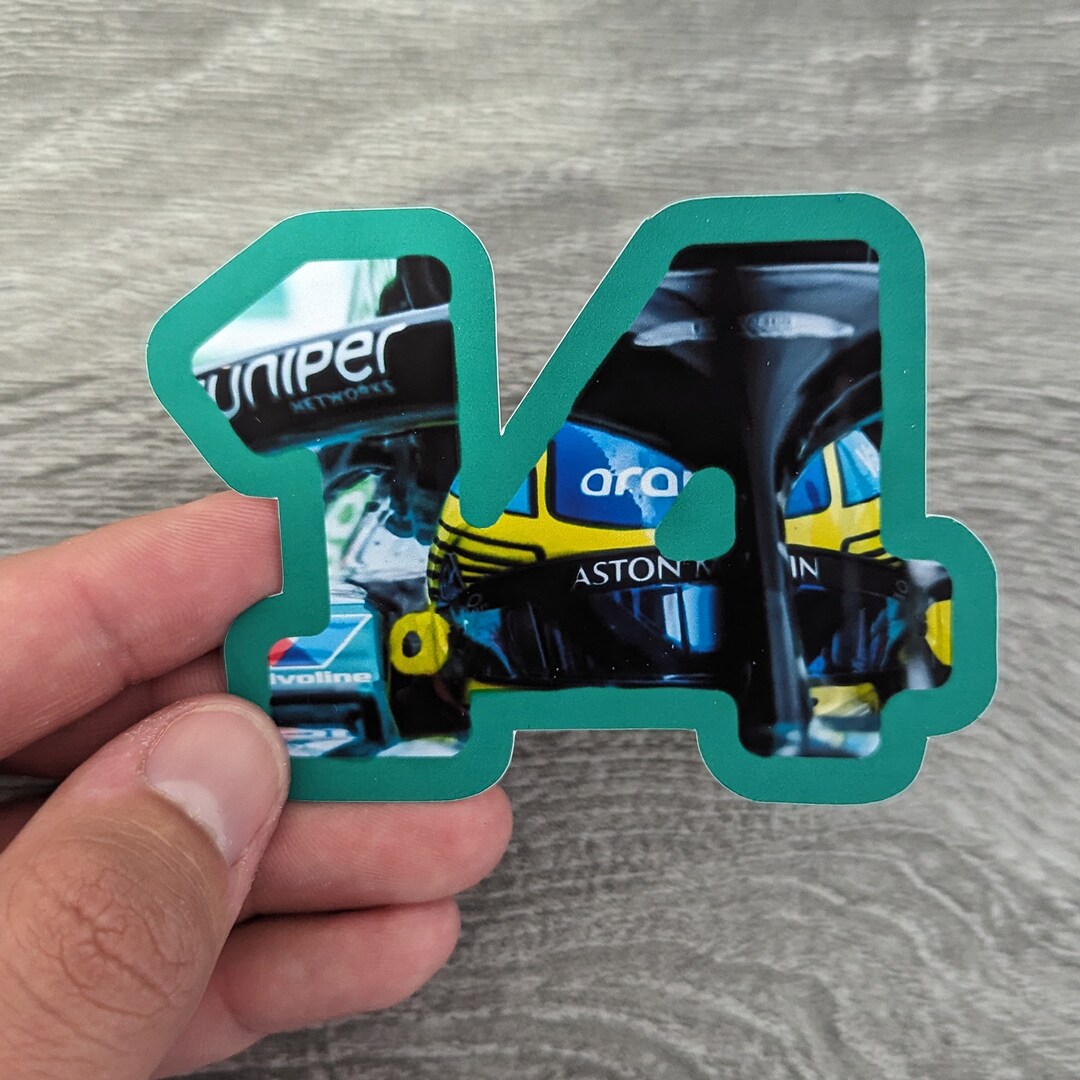 Driver Numbers Aston Martin - Alonso and Stroll - 14, 18 - 2024 ...