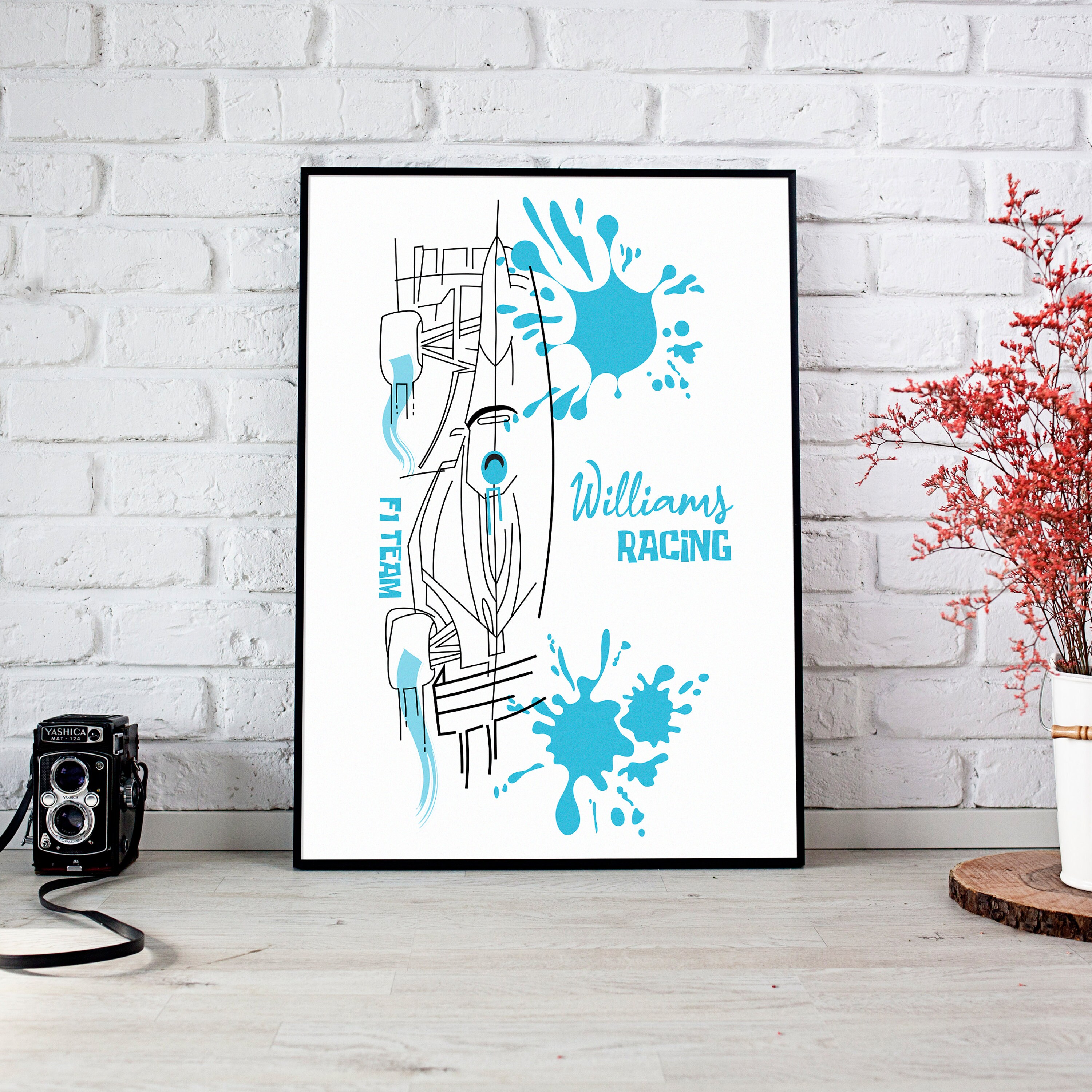 Formula 1 Williams Poster, F1 Team Poster, Formula 1 Poster, Formula 1 ...