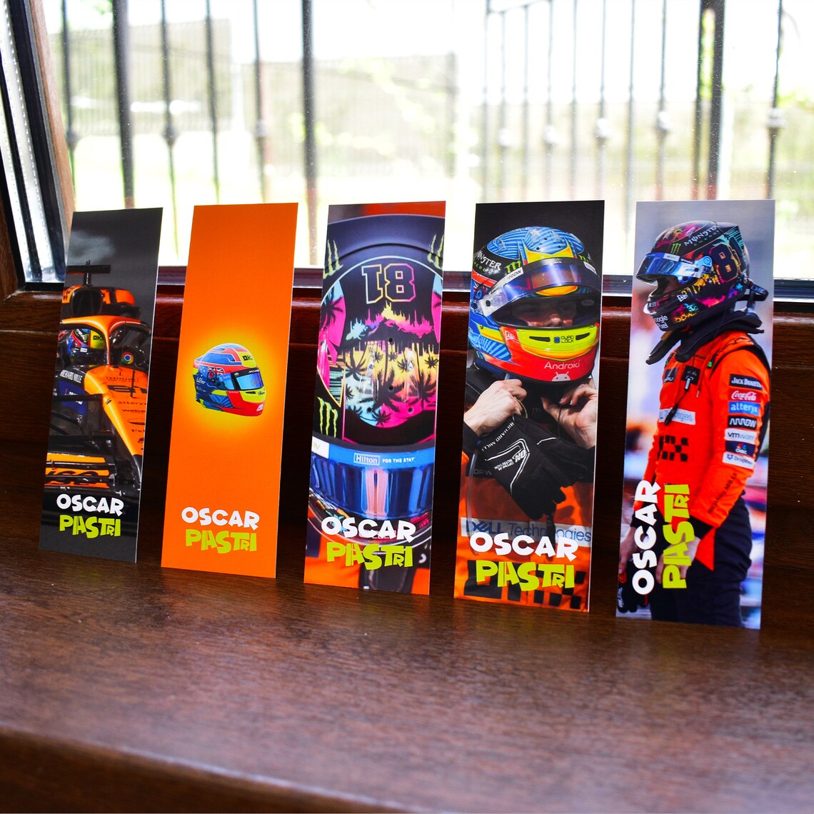 Formula 1 Bookmarks, Oscar Piastri Bookmarks, F1 Driver Bookmark - Etsy