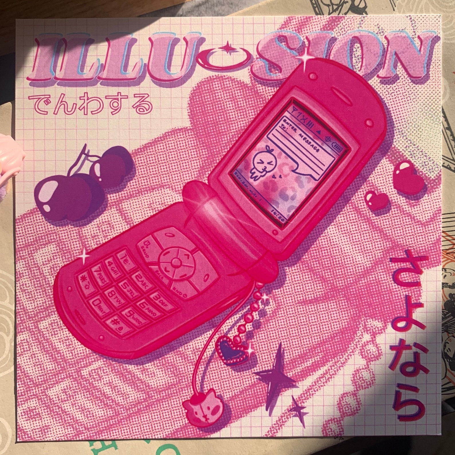 Y2k Flip Phone A5 Print - Etsy