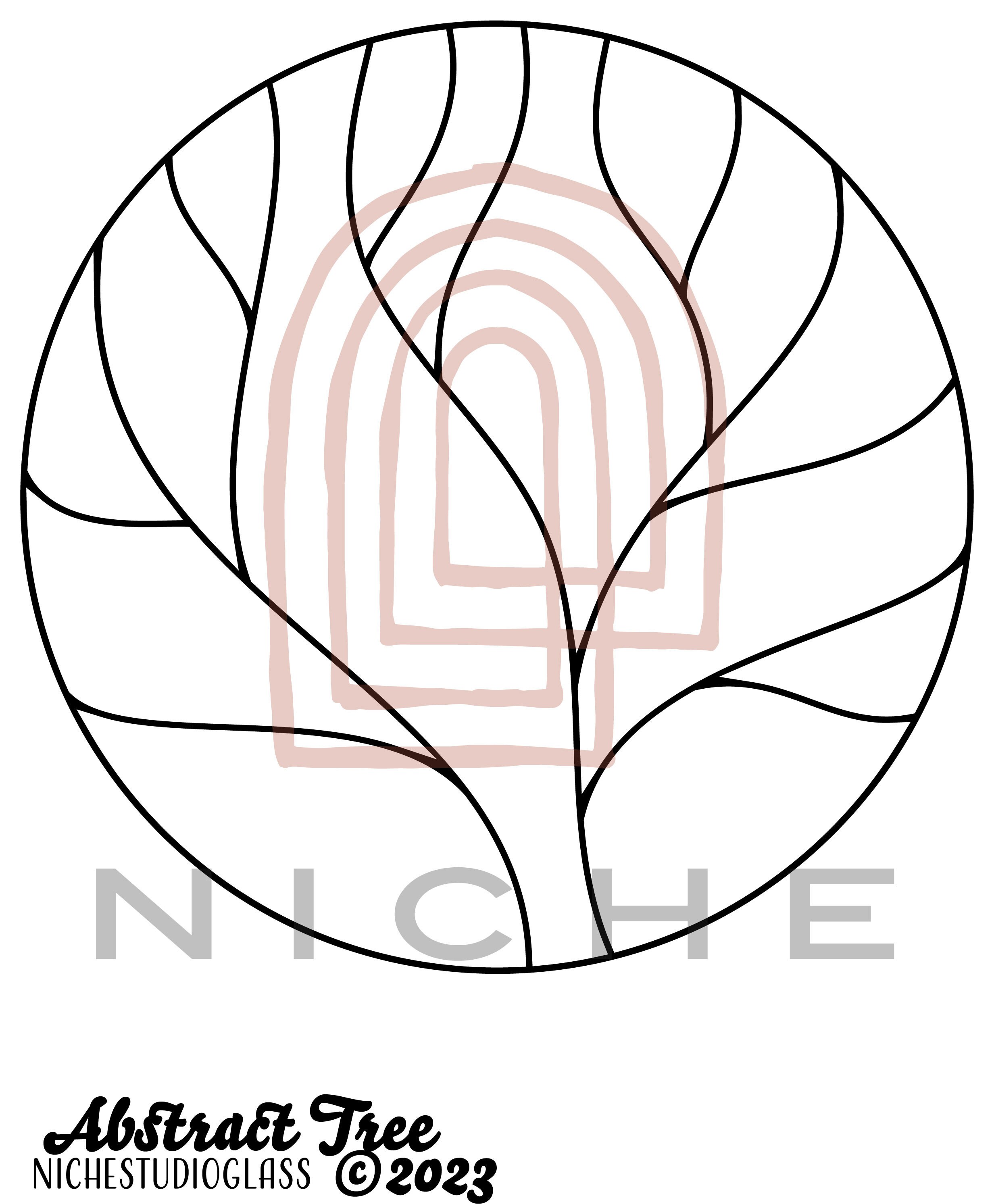 Abstract Tree Stained Glass Pattern PDF DOWNLOAD ONLY - Etsy