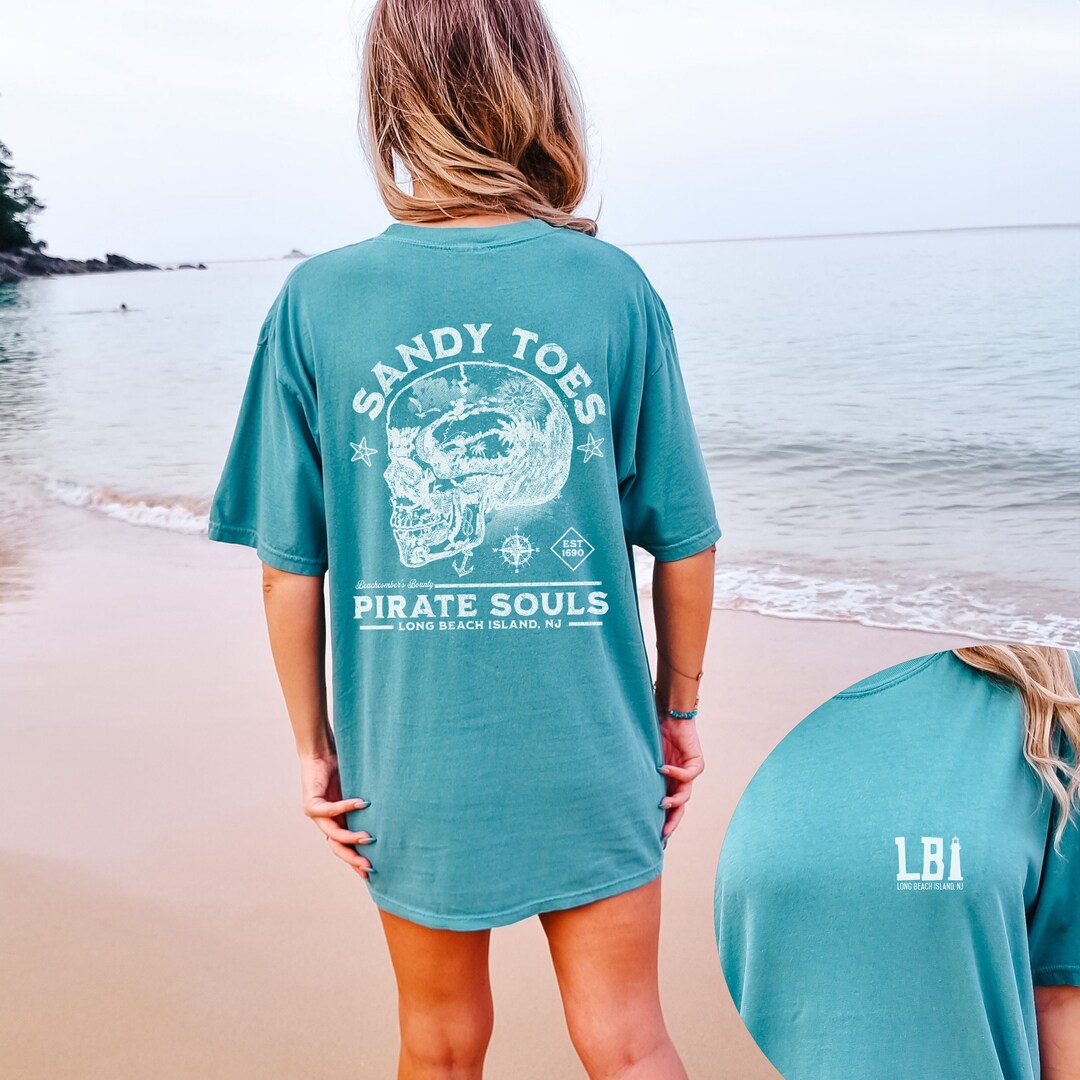 Long Beach Island NJ, Long Beach Island New Jersey Crewneck Shirt ...