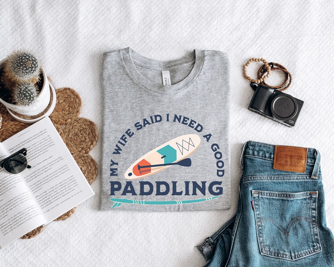 Paddle Board Shirt for Men, Stand up Paddle Board Tshirt, SUP Board ...