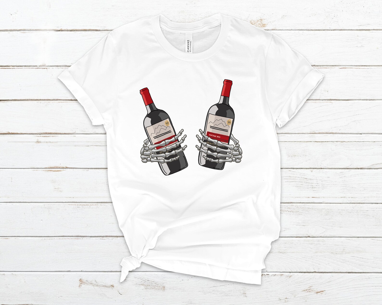 Spooky Wine Bottle Shirt Trick or Treat Shirt Halloween - Etsy