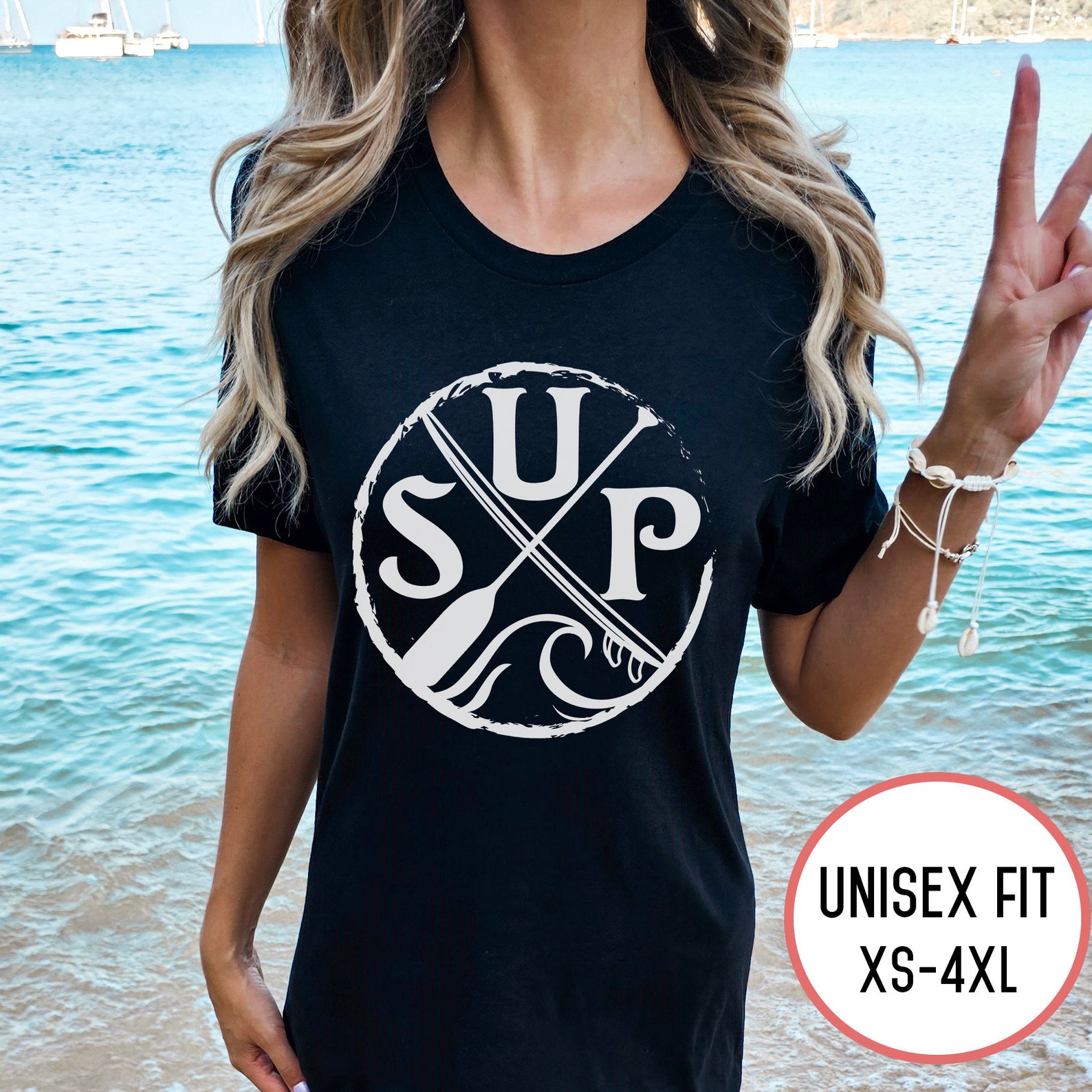 SUP Paddle Boarding T-shirt: Graphic Tee, Outdoor Adventure - Etsy