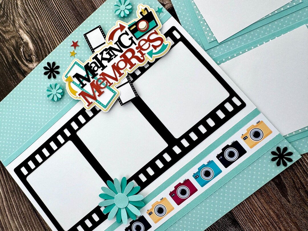 Making Memories Scrapbook Kit – Precut DIY Photo Album Pages - Etsy