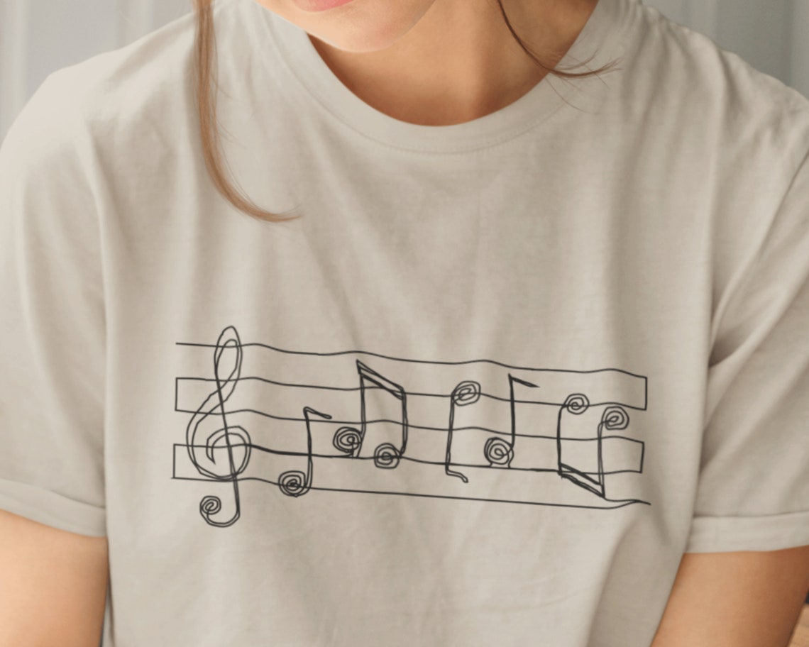 Music Notes Shirt - the Perfect Gift for Music Teacher, Music Lovers ...