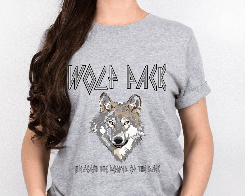 Wolf Pack Shirt Unleash the Power of the Pack Wolf Band - Etsy