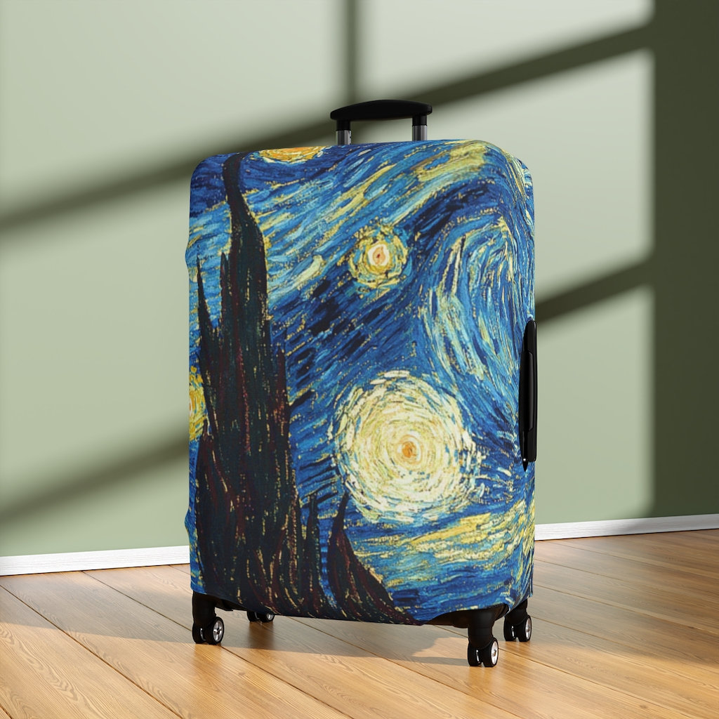 Vincent Van Gogh Starry Night Protective Luggage Cover, Suitcase Cover ...