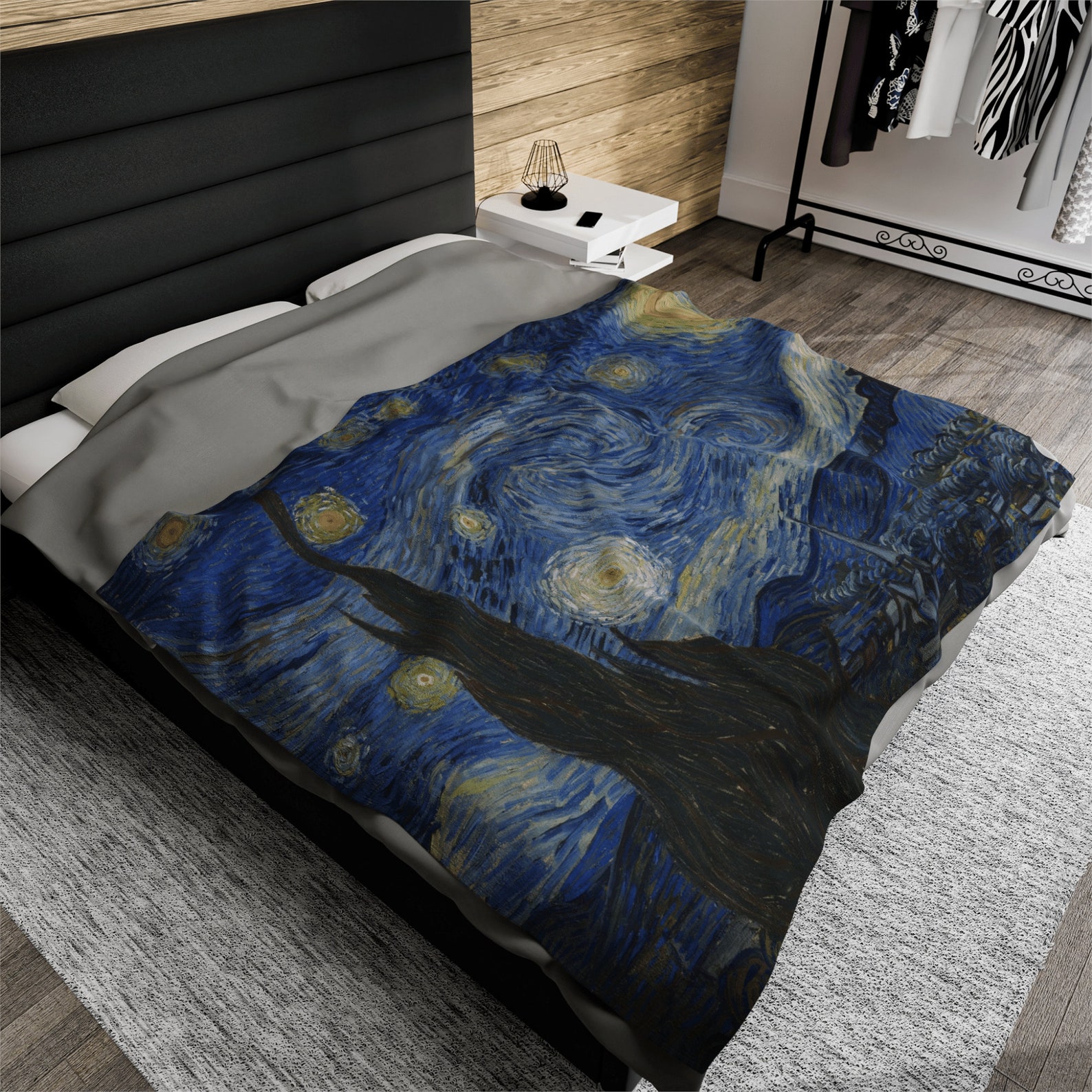 Vincent Van Gogh Starry Night Blanket, Artistic Home Decor Vincent Van ...