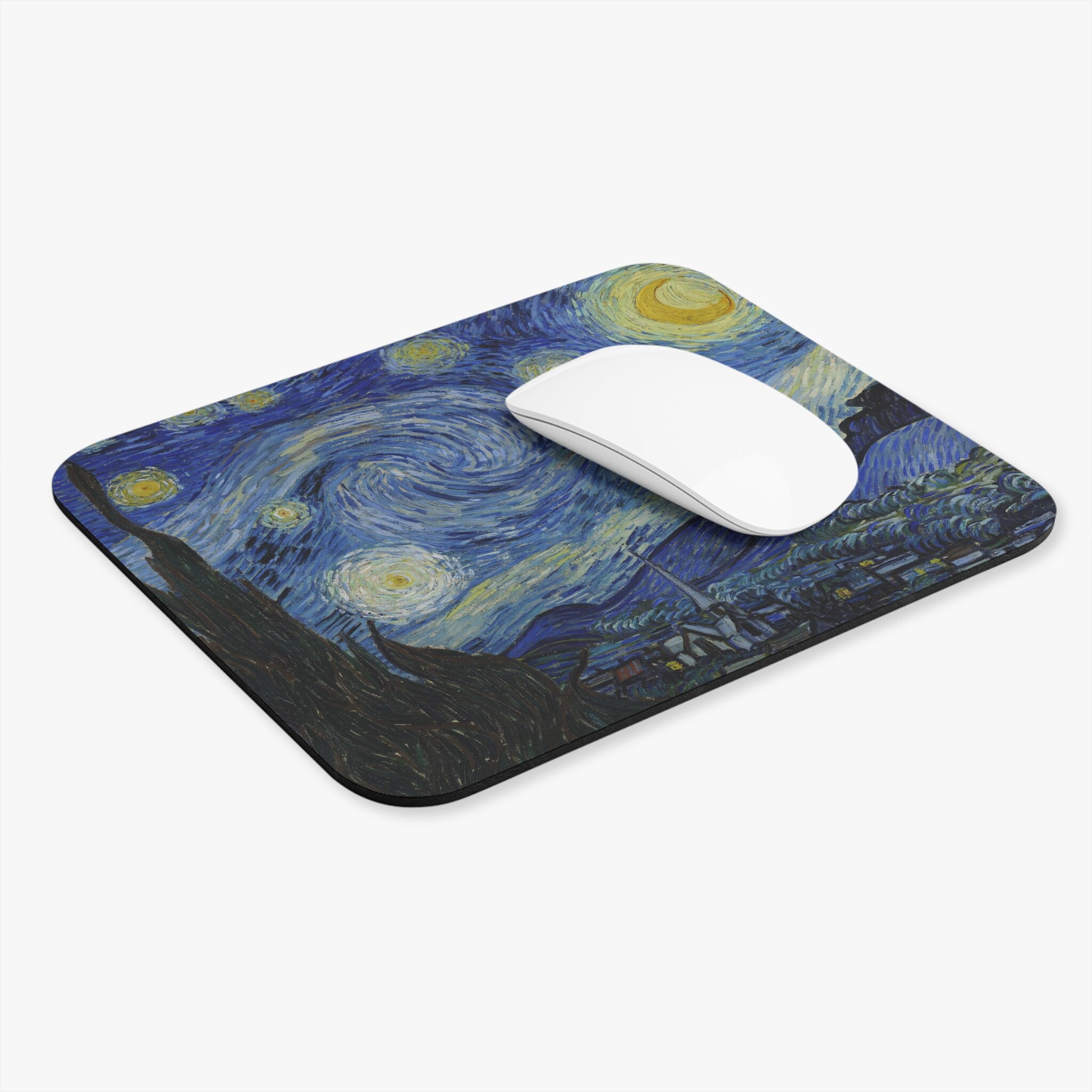 Vincent Van Gogh Starry Night Mouse Pad Immerse Yourself in - Etsy