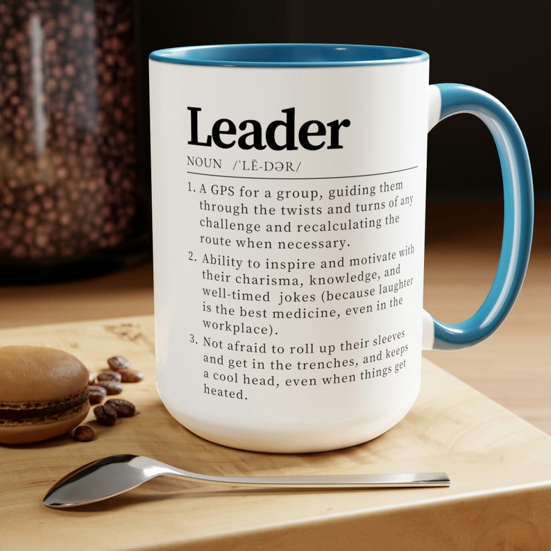 Leader Definition Mug, Leadership Gifts Boss Mug, Funny Boss Day Gift ...