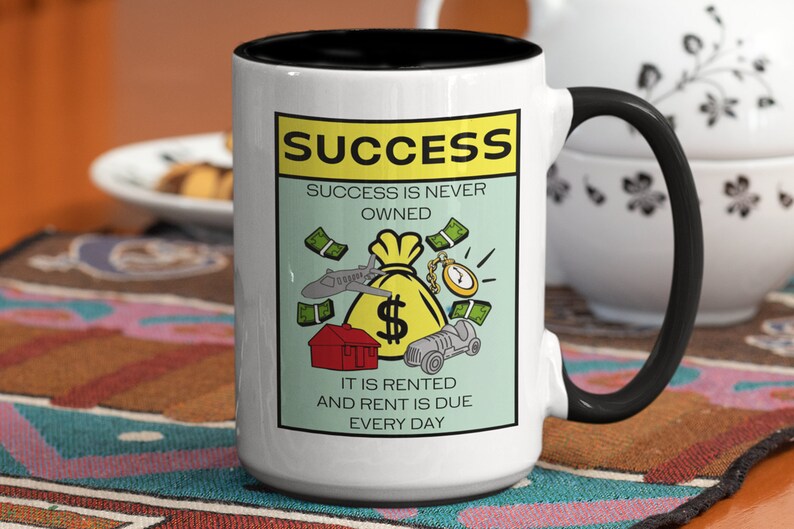 Success Mug, Motivational Positive Quote Coffee Mug, Success Mindset ...