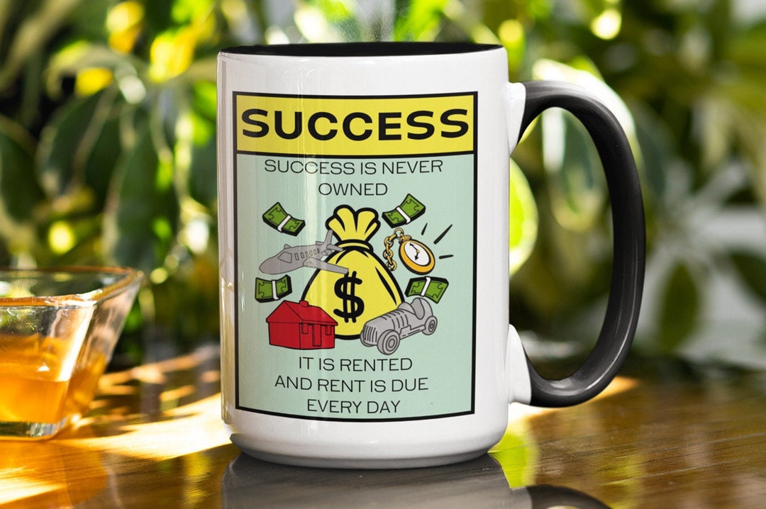 Success Mug, Motivational Positive Quote Coffee Mug, Success Mindset ...