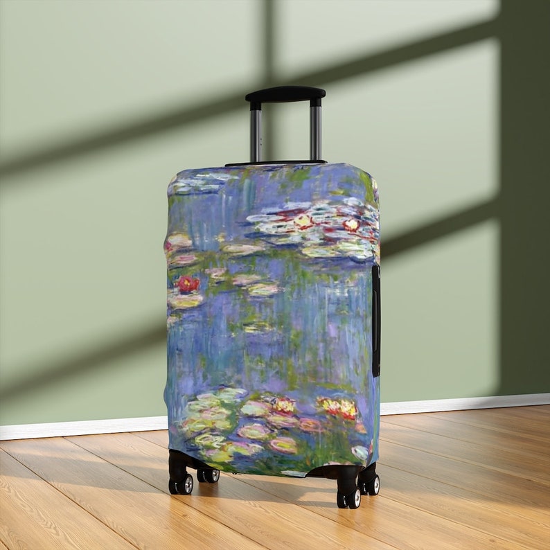 Claude Monet Water Lilies Protective Luggage Cover, Suitcase Cover, for ...