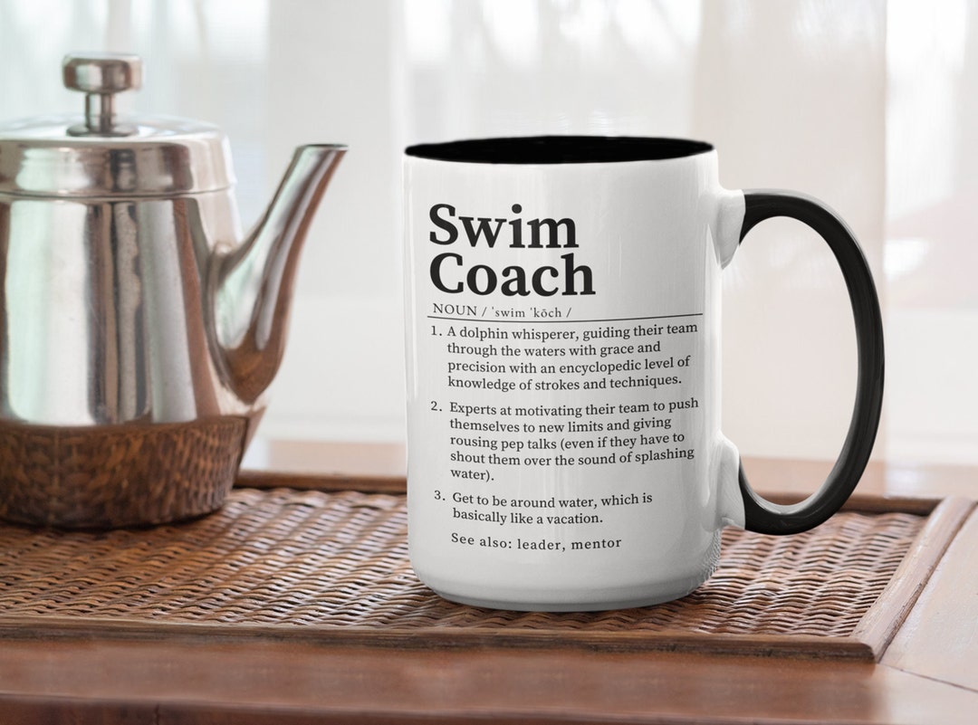 Swim Coach Gift - Swim Coach Definition Coffee Mug | End of Season ...