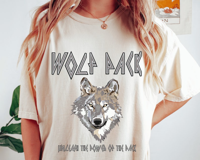 Wolf Pack Shirt Unleash the Power of the Pack Wolf Band - Etsy