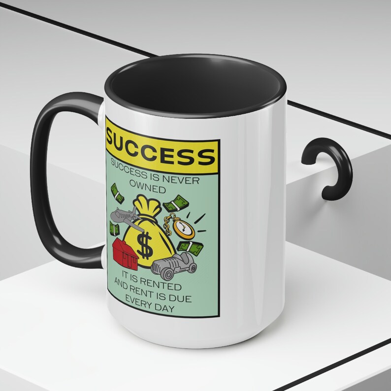 Success Mug, Motivational Positive Quote Coffee Mug, Success Mindset ...