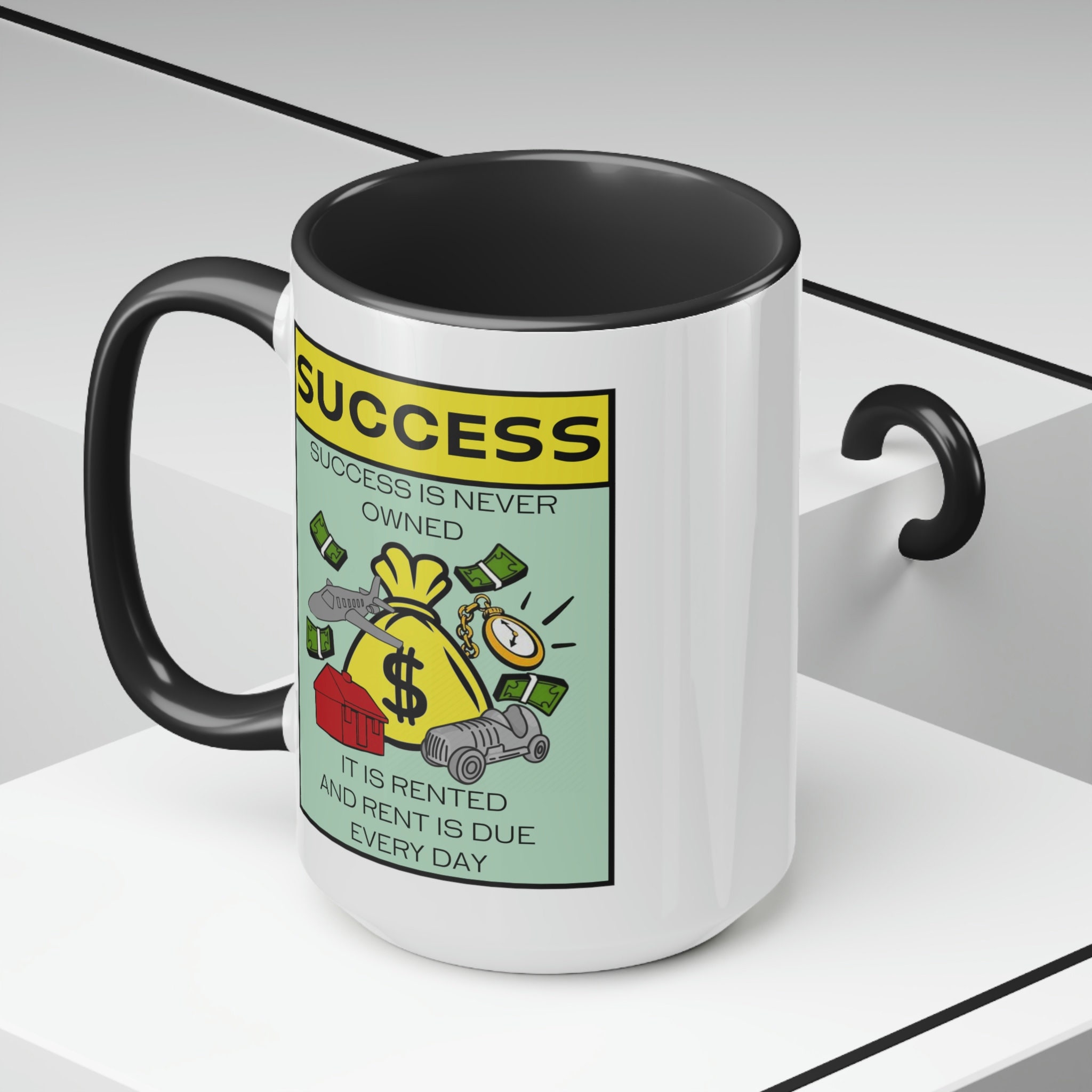 Success Mug, Motivational Positive Quote Coffee Mug, Success Mindset ...